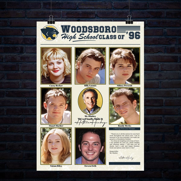 Scream 1996 Poster - Etsy UK