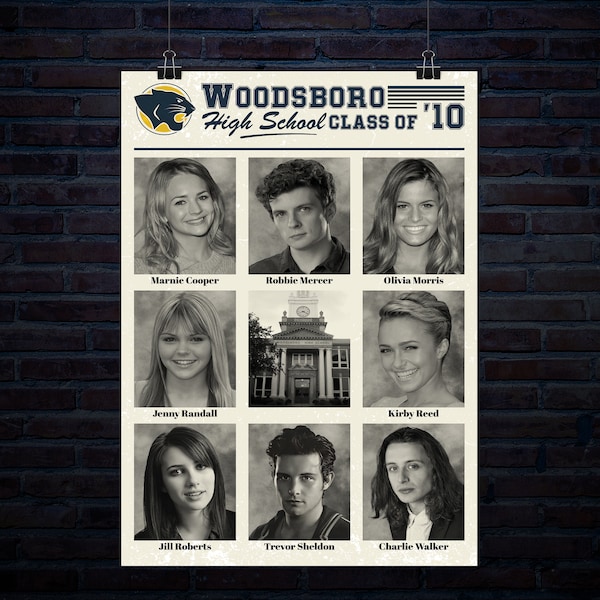 Scream Yearbook Poster - Etsy