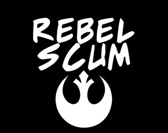 Rebel Scum Car Decal - Etsy