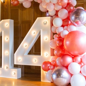 Custom Lights Event Numbers Custom Led Numbers Big Number - Etsy