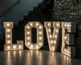 Big Wedding Letters - Etsy