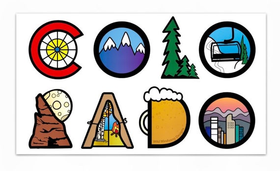 Everything Colorado Bumper Sticker for Car | Etsy