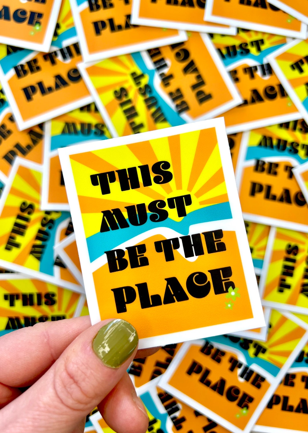 Talking Heads Sticker | 'this Must Be the Place' Vinyl Decal - Etsy