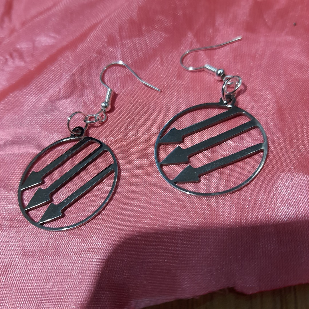 Antifascist Earrings / Anarchist Antifa Jewellery - Etsy