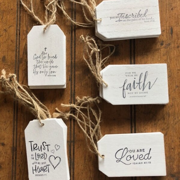 Scripture Tags - Etsy