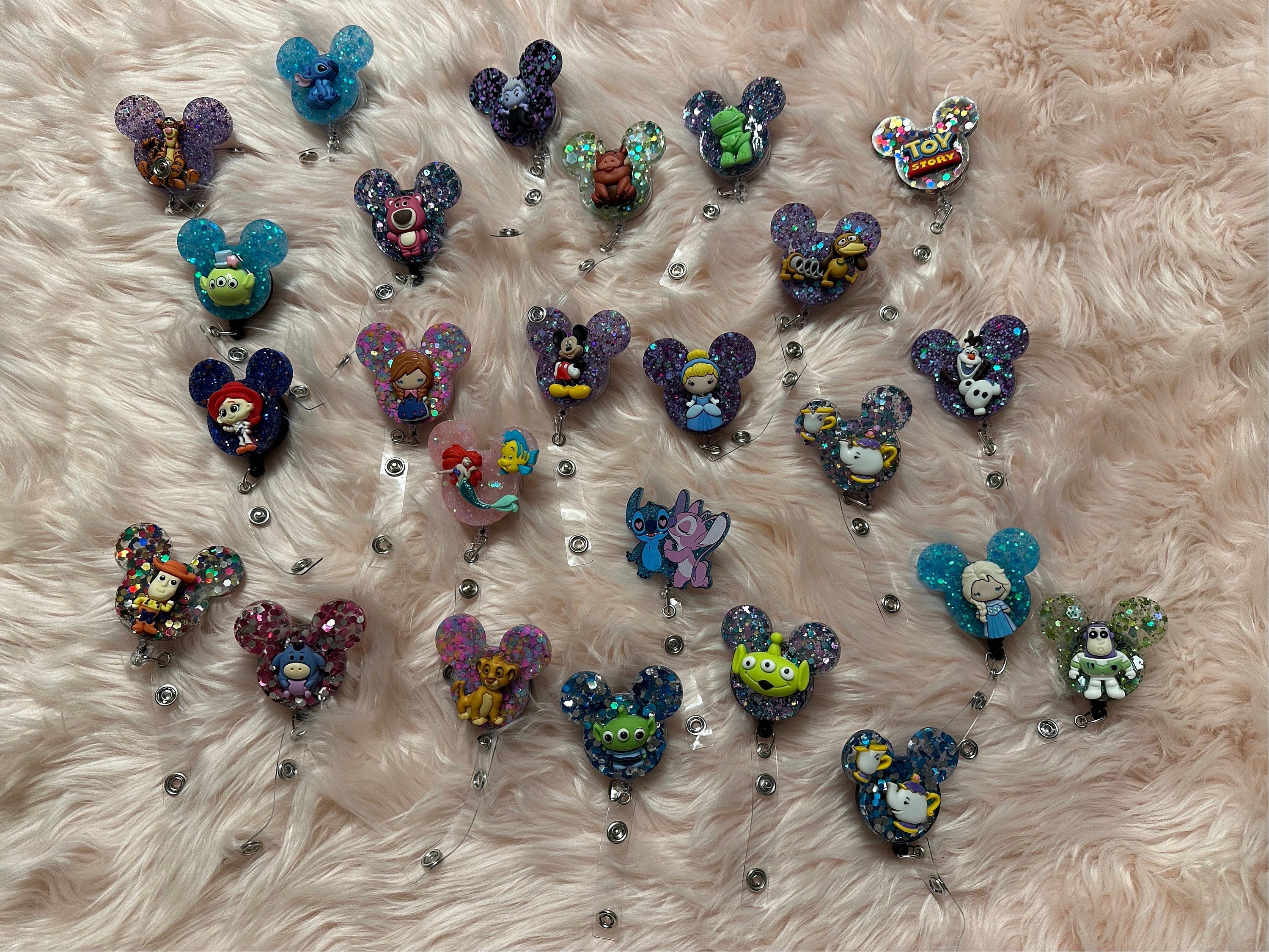 Disney Inspired Badge Reels - Etsy