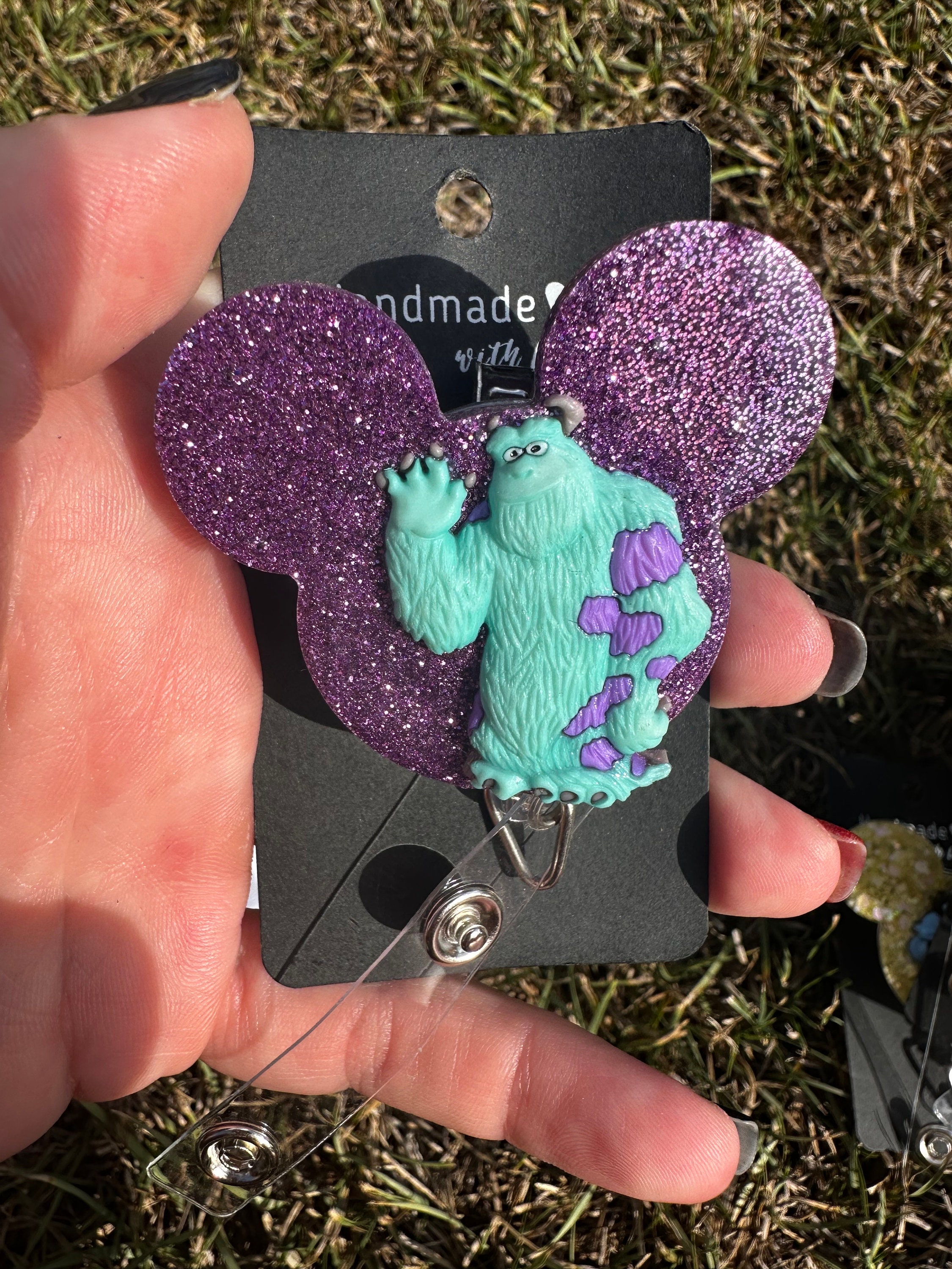 Disney Inspired Badge Reels Monsters Inc Sully - Etsy