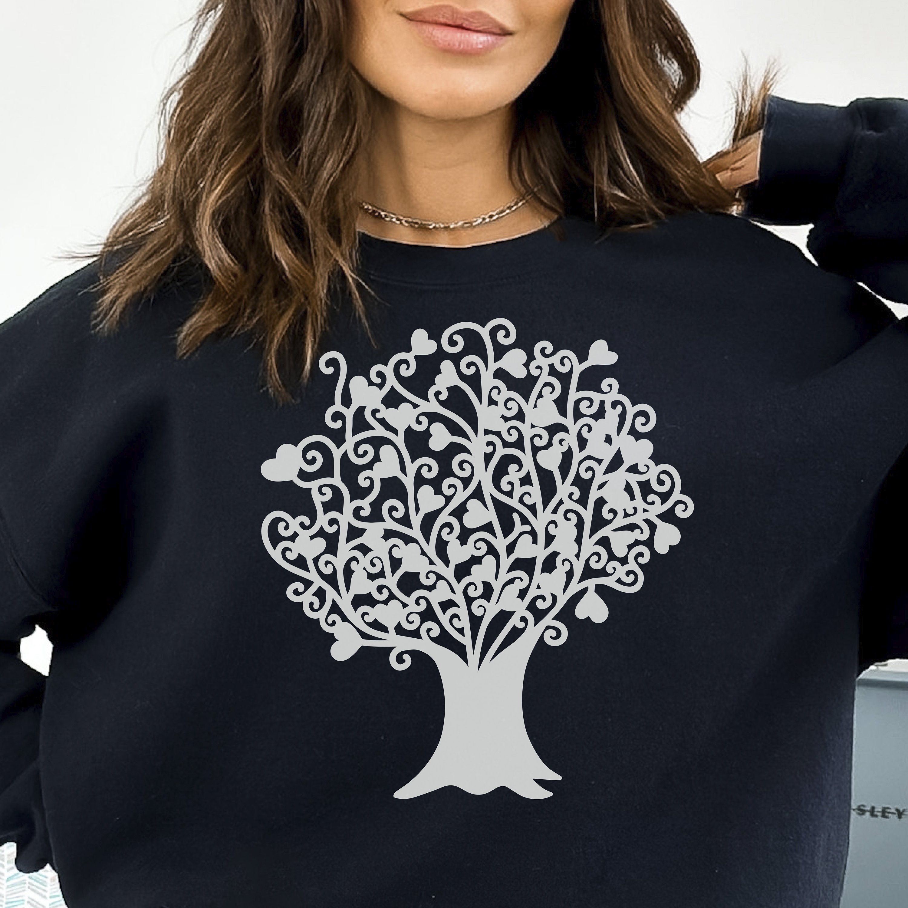 Love Tree Svg - Tree With Hearts Svg - Valentine Tree Svg - Love Tree ...