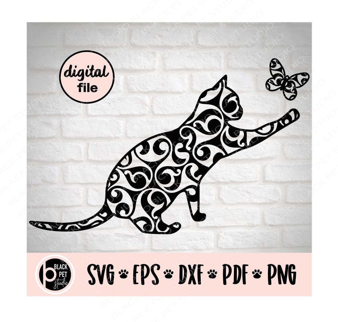 Cat Svg Cat Svg Cut File Cat Svg Files for Cricut Cat Shirt Cat Mom Svg ...