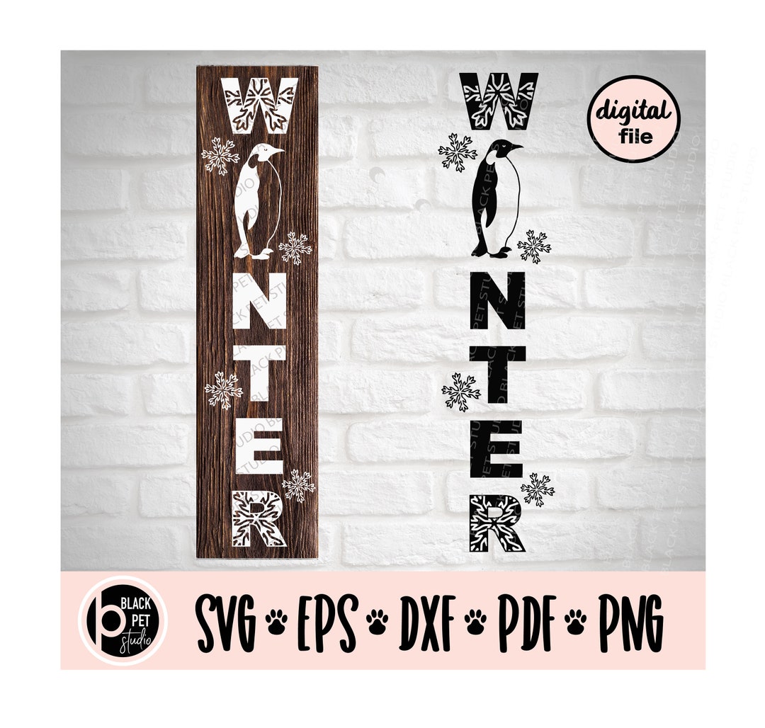 Winter Sign Svg - Winter Wood Sign Svg - Hello Winter Svg - Winter Svg ...