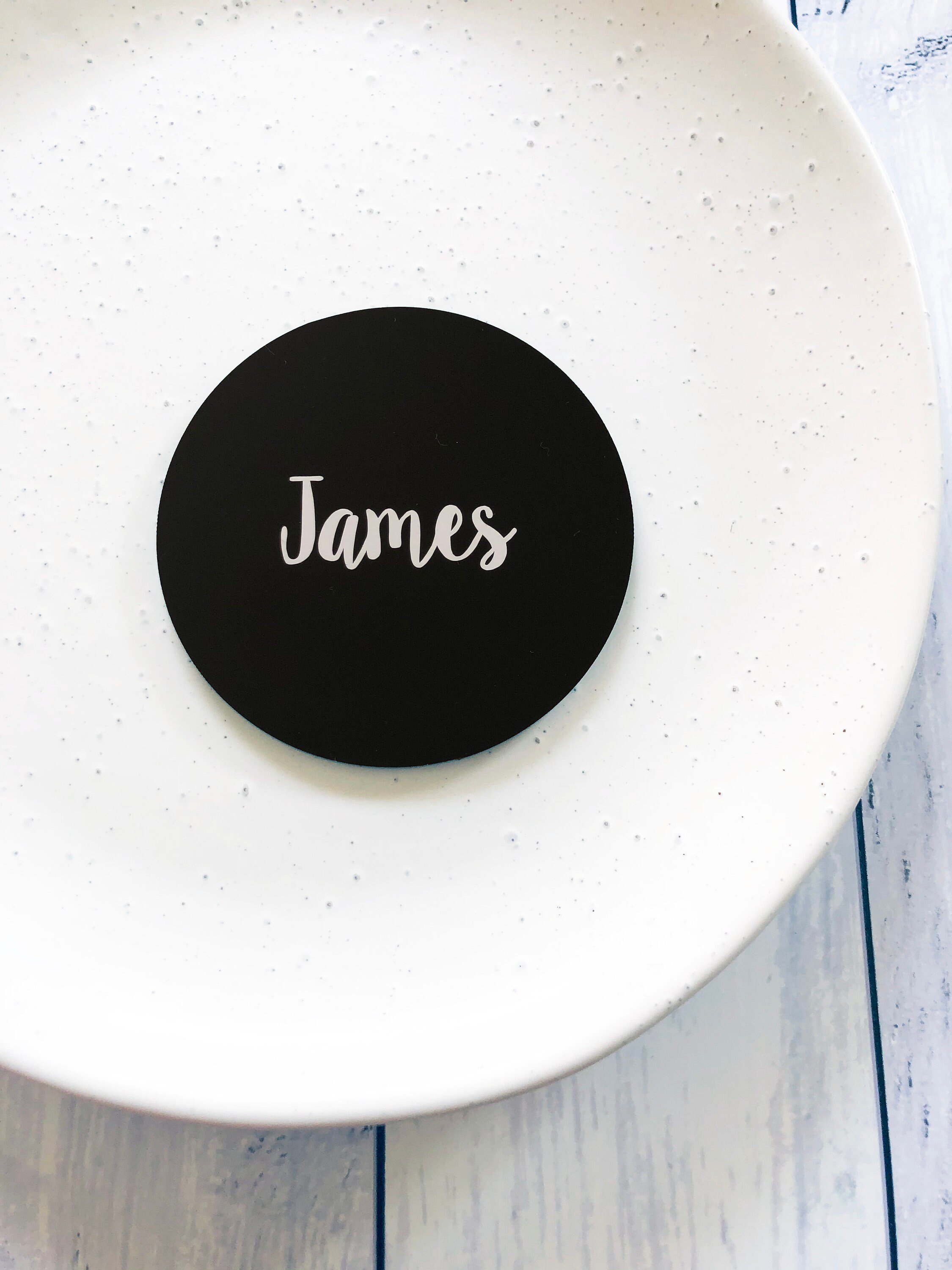 Personalised Acrylic Name Place Cards Guest Place Cards - Etsy Australia