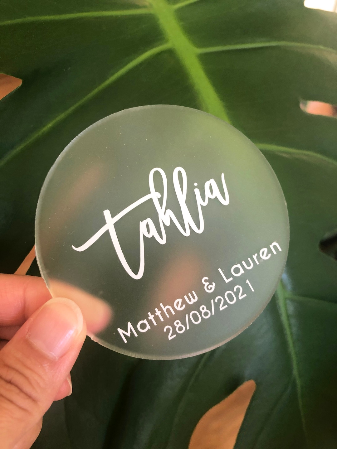 Personalised Acrylic Name Place Cards Guest Place Cards - Etsy Australia