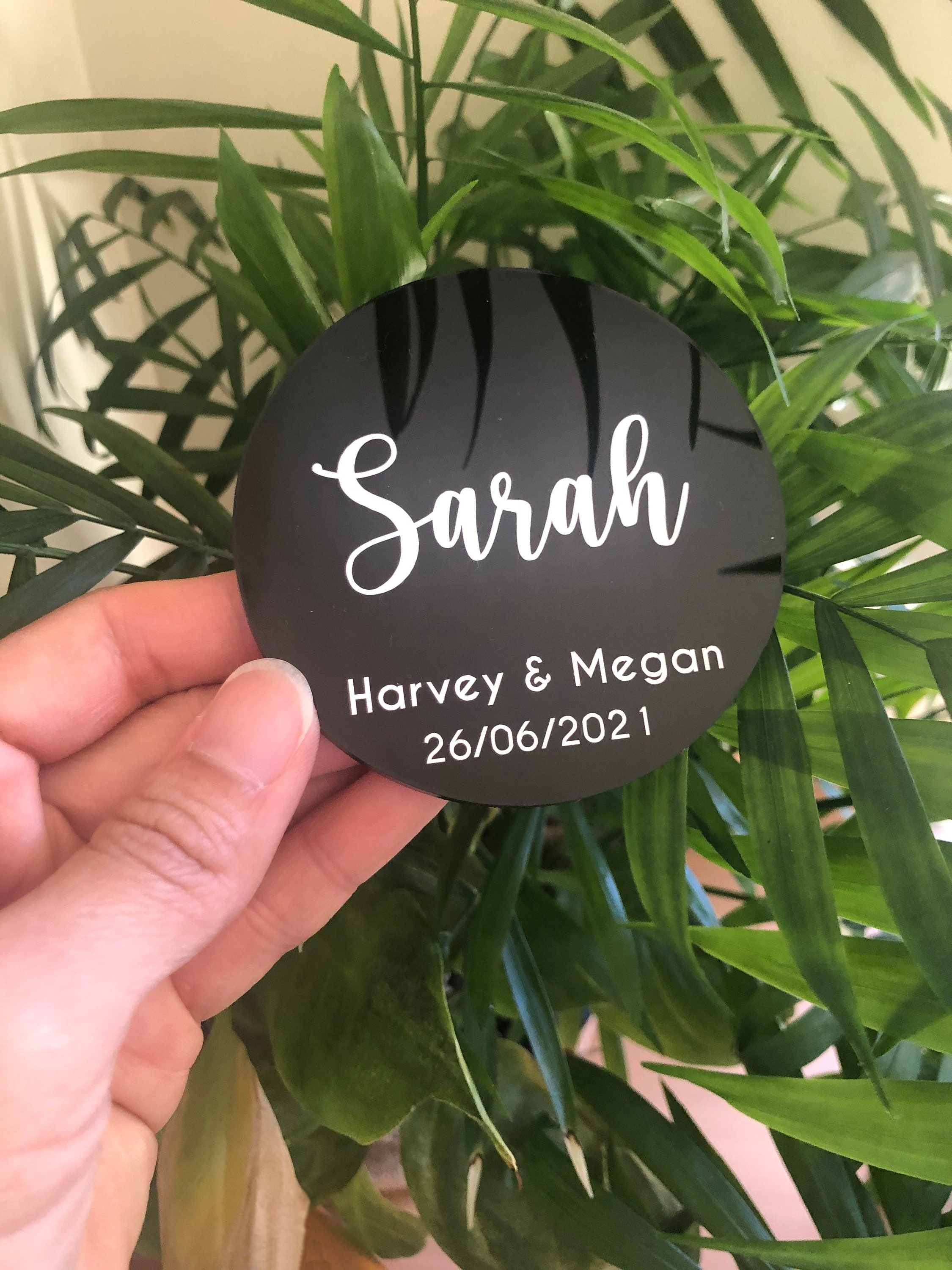 Personalised Acrylic Name Place Cards Guest Place Cards - Etsy Australia