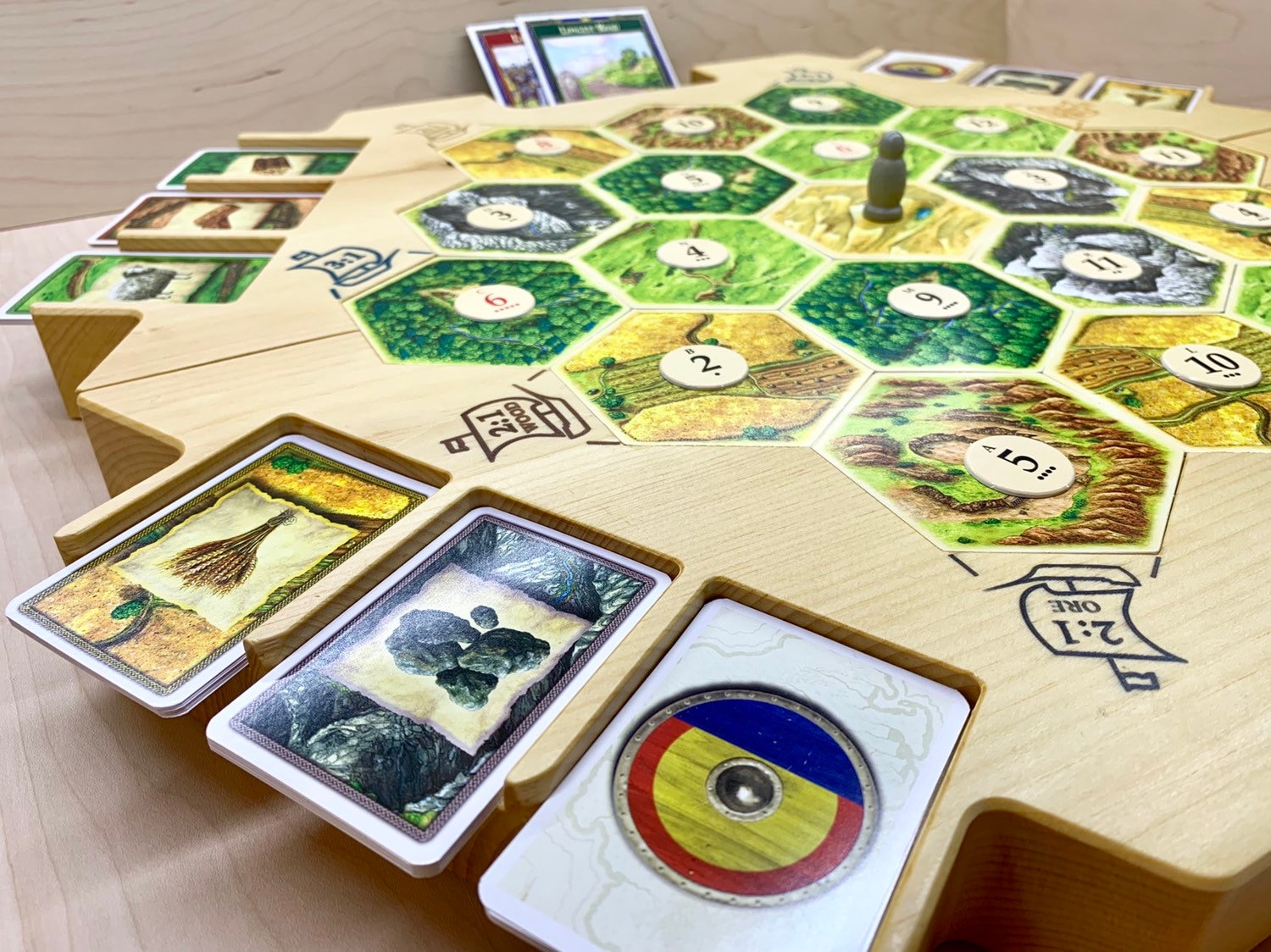 Portable Settlers of Catan Game Board & Storage Case Portable Settlers of Catan Game Board & Storage Case