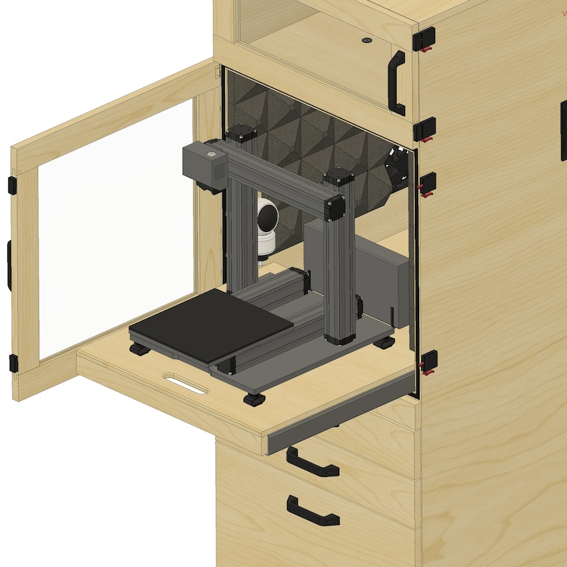 3D Printer Enclosure Plans – Mobile Filament Storage (digital Download ...