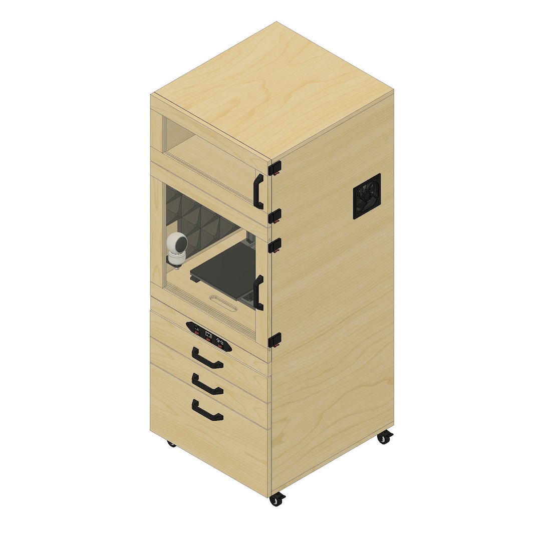 Plans for 3D Printer Enclosure Unit - Instant Download. Mobile ...