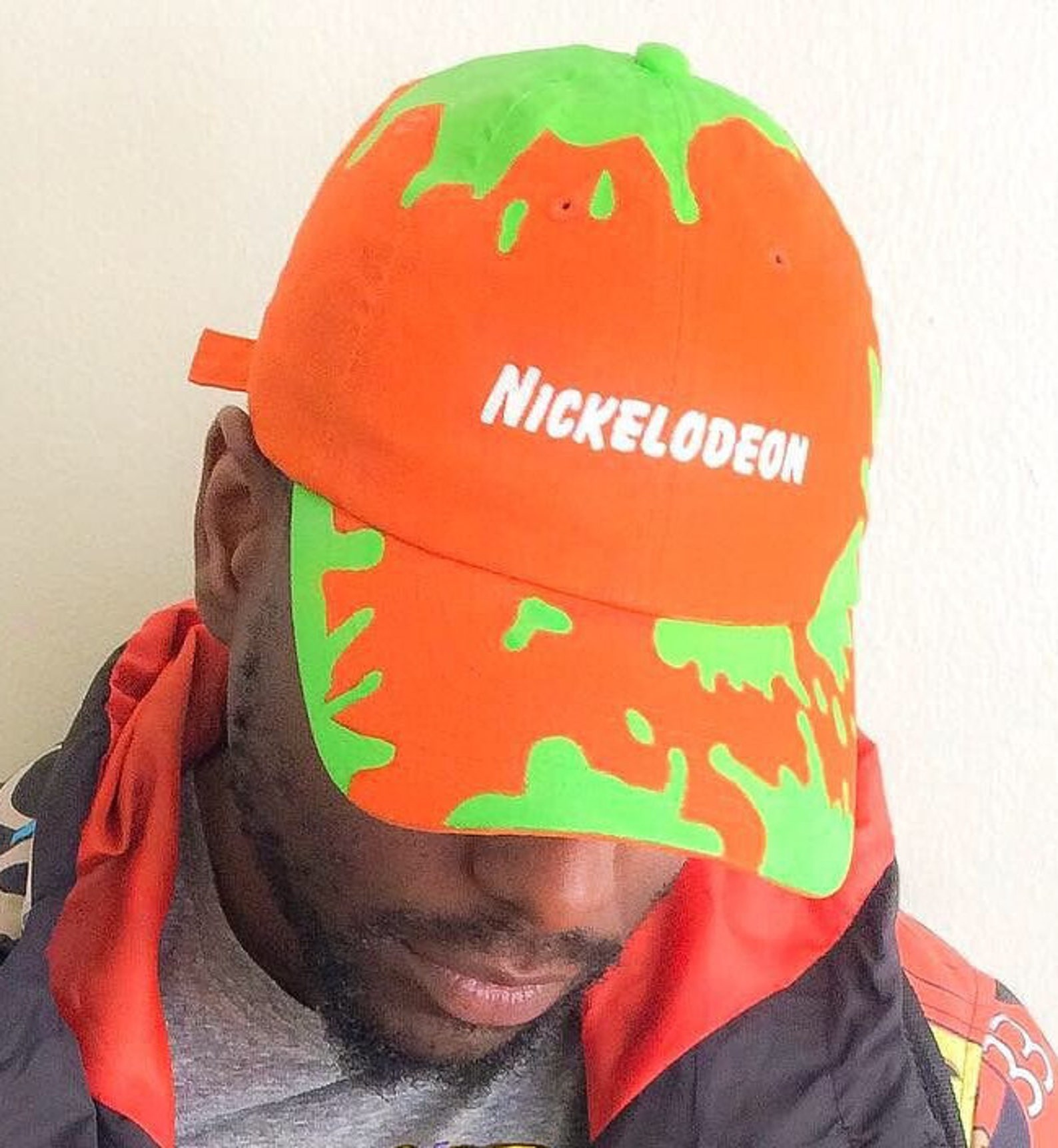 Nickelodeon Slime Inspired Dad Hat - Etsy