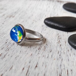 Earth Ring Planet Earth Planet Ring Solar System BFF Gift - Etsy