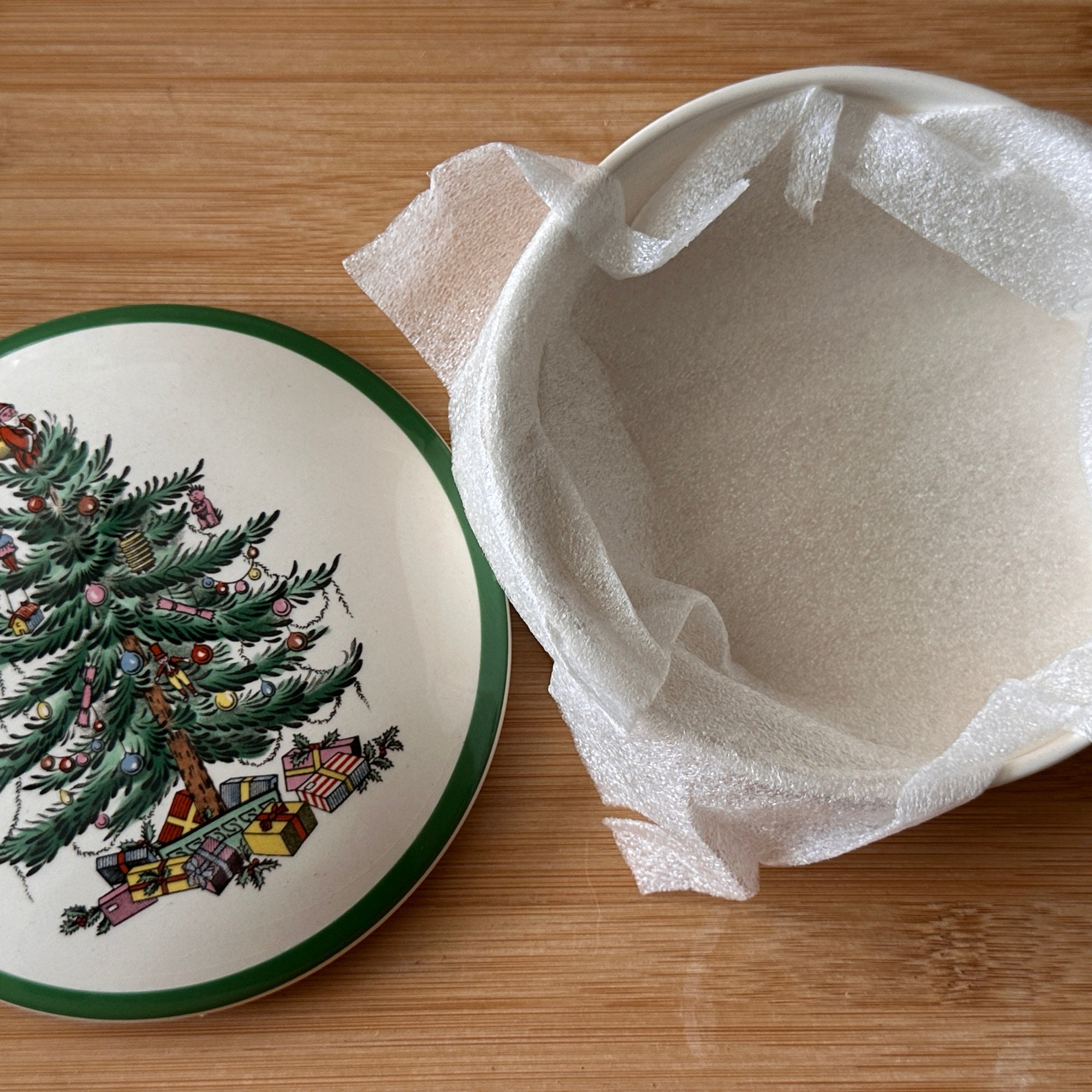 Spode Christmas Bon Bon Serving Dish Spode Christmas Santa Tree Bon Bon ...
