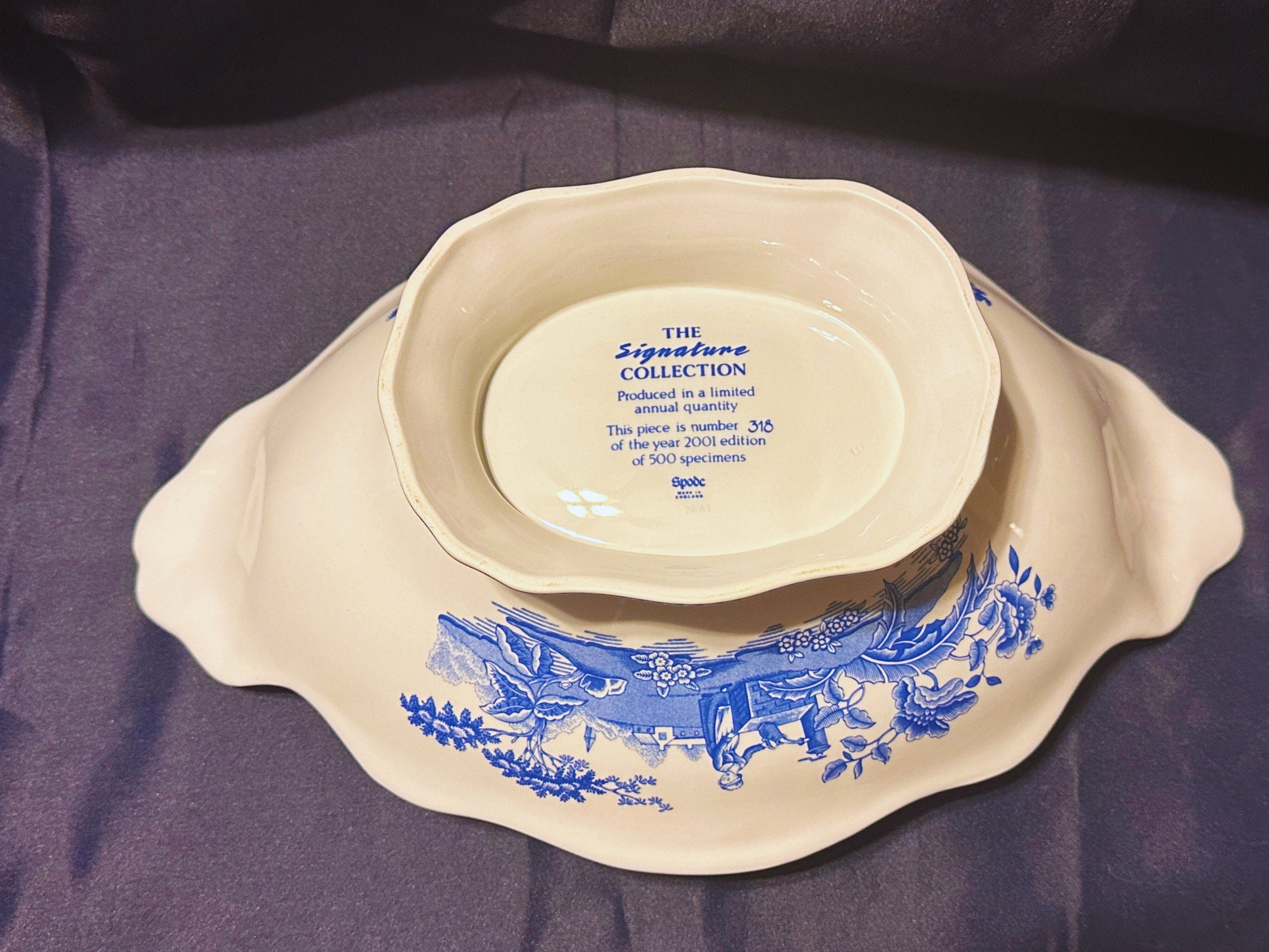 Vintage Spode Signature Collection Blue Room Collection Girl at the ...