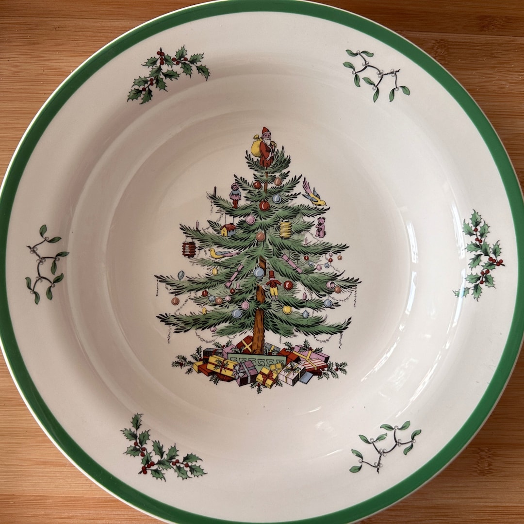 Spode Christmas Tree Large Serving Bowl Spode Christmas Tree Server ...