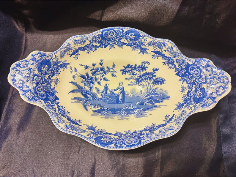 Vintage Spode Signature Collection Blue Room Collection Girl at the ...