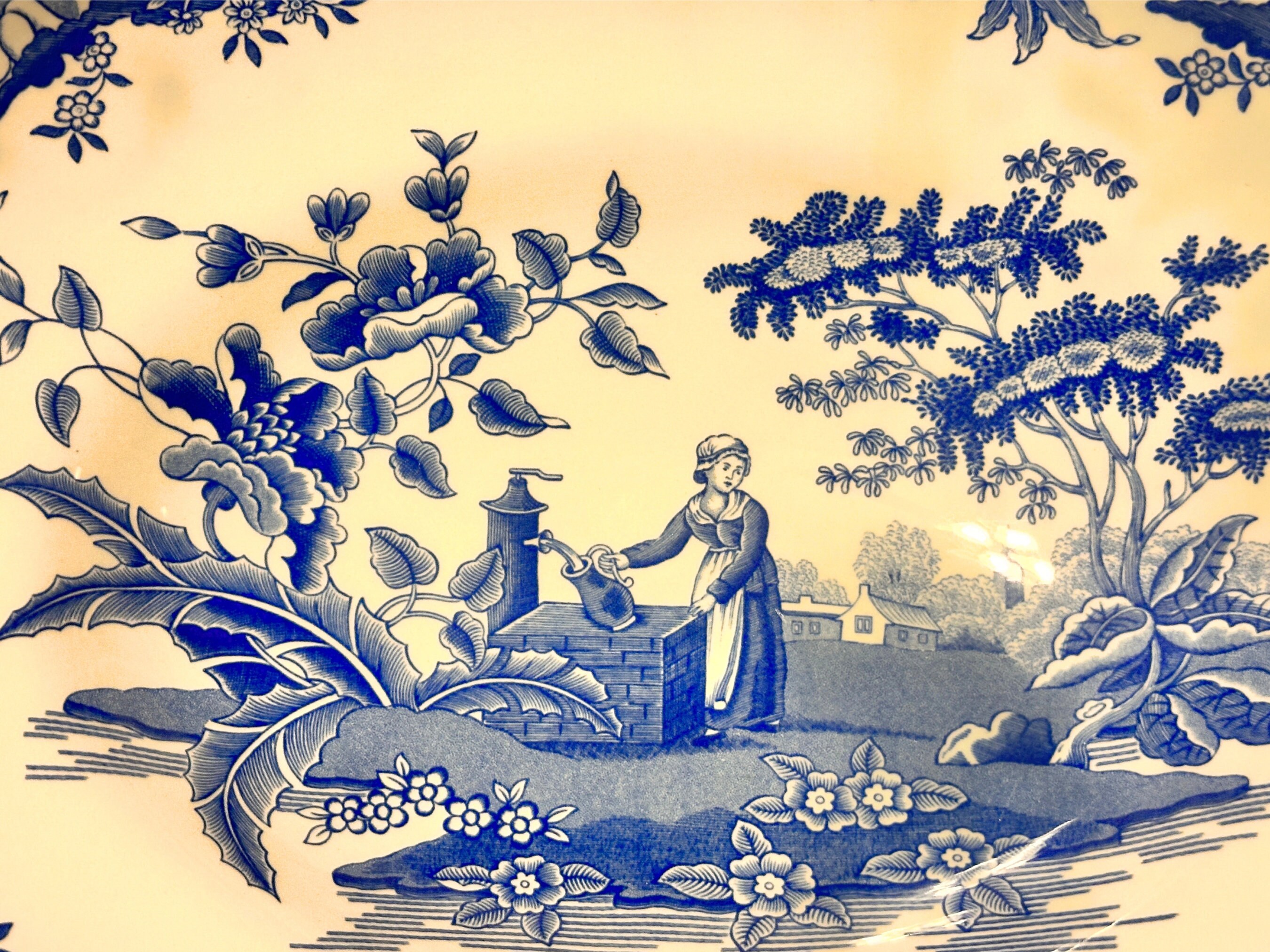 Vintage Spode Signature Collection Blue Room Collection Girl at the ...