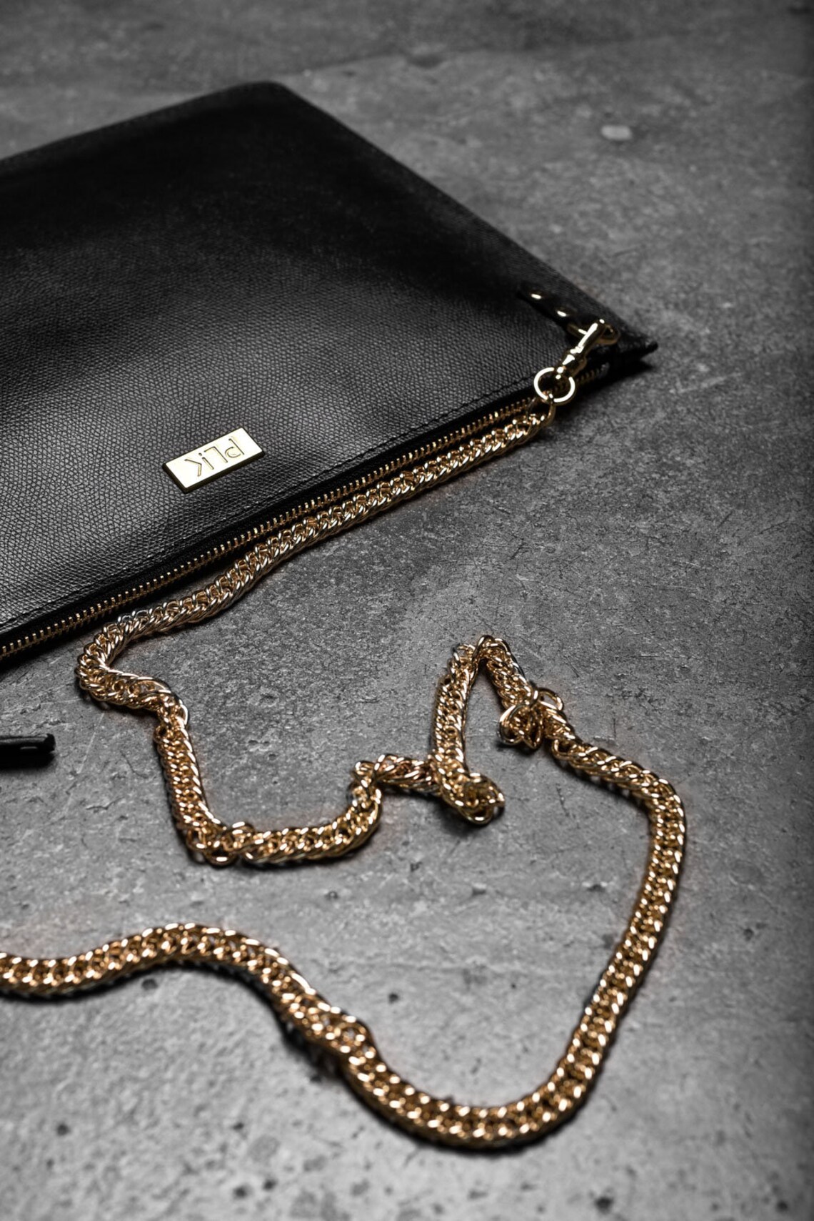 Black Leather Bag for Prom Party Evening Bag Modern Woman - Etsy