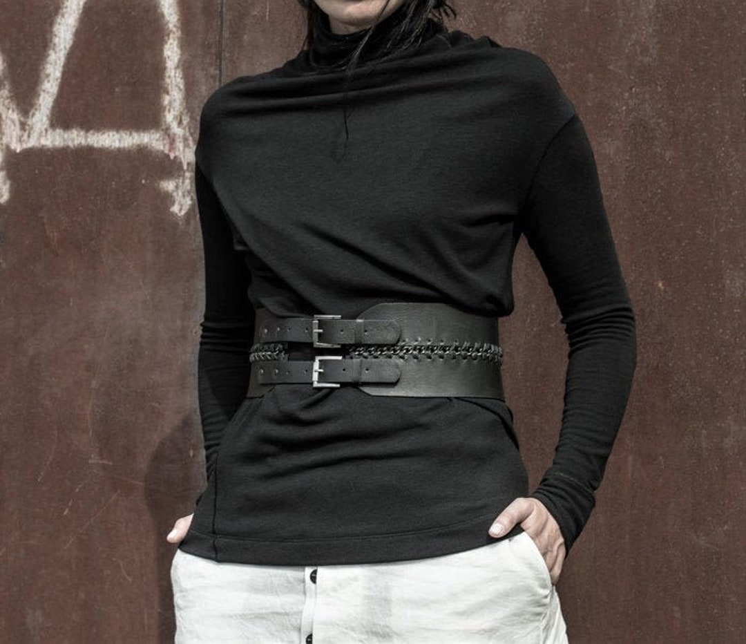 Wide Leather Belt Women, Wide Black Leather Belt, Wide Belts for Women ...