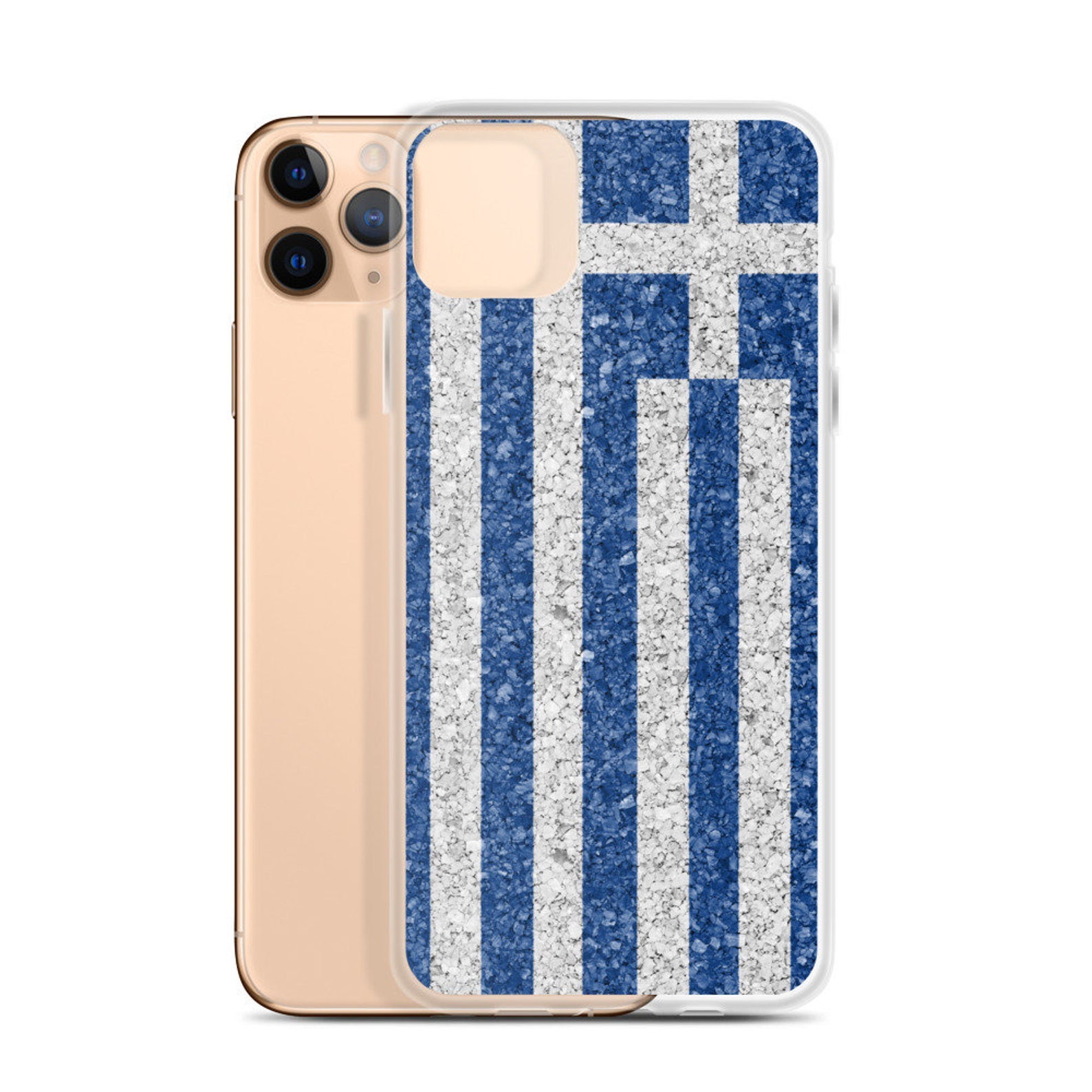 Greek Pebbled iPhone Case, Greek Phone Case - Etsy