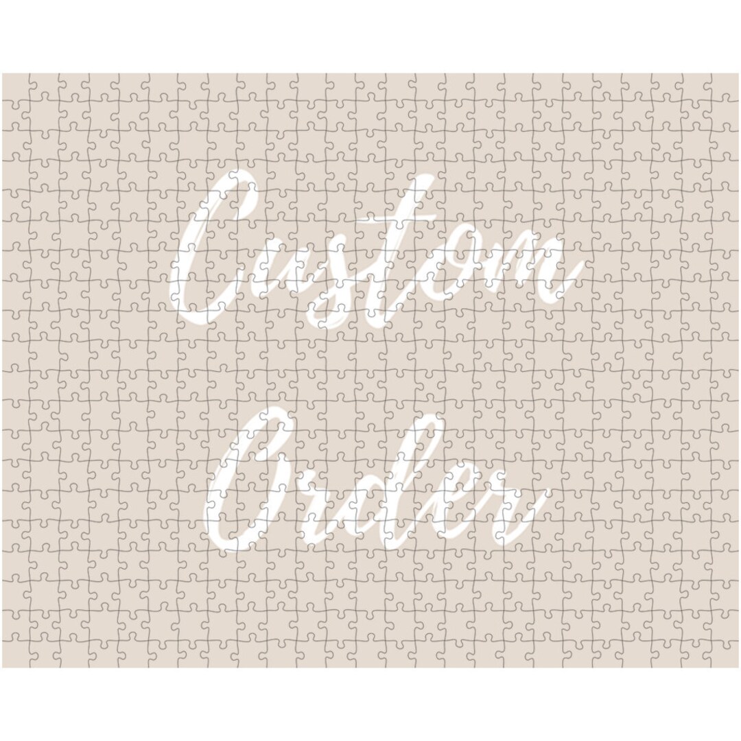 252 or 500 Piece Custom Order Photo Puzzles, Photo Puzzles - Etsy