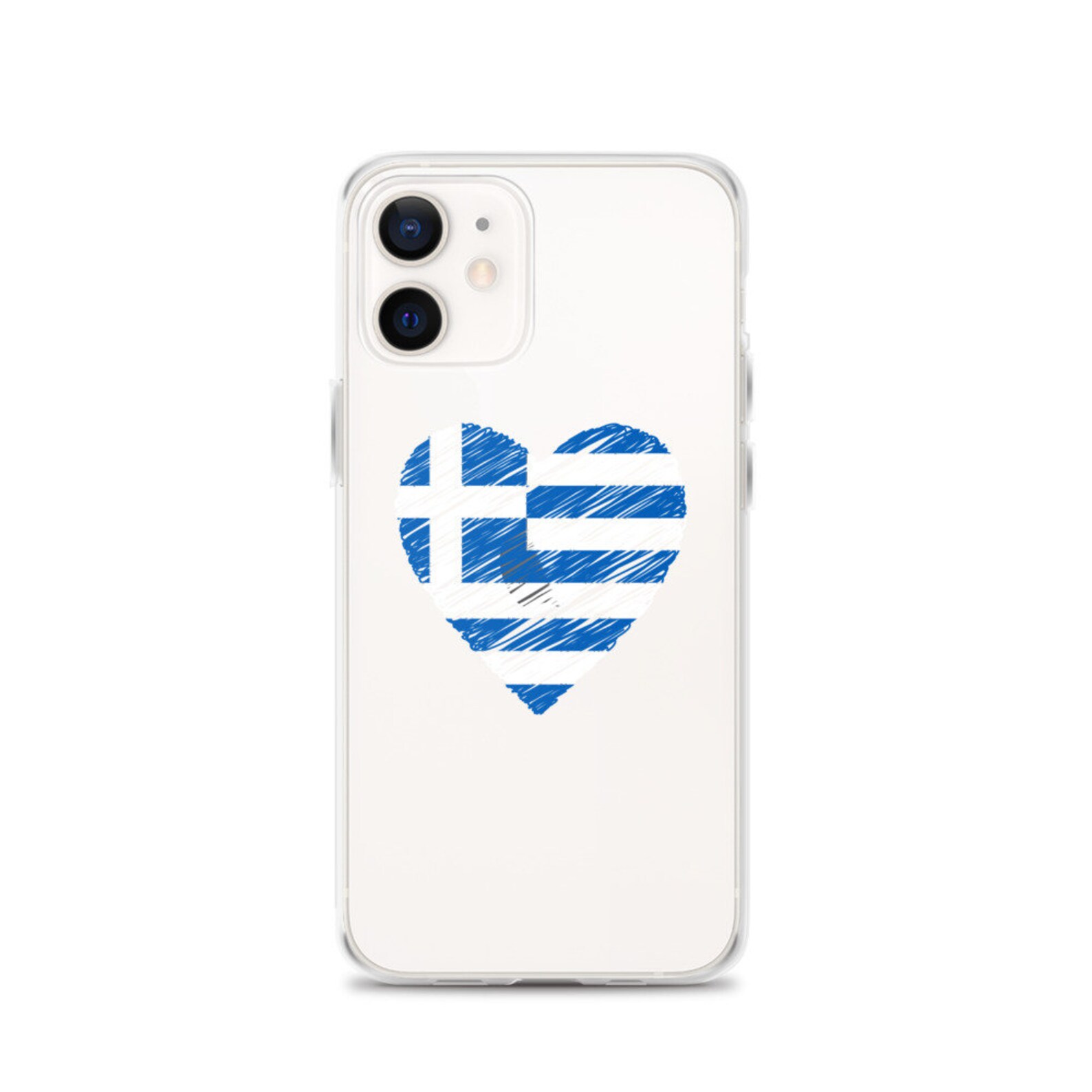TRANSPARENT CLEAR Greek Flag iPhone Case Greece iPhone Case - Etsy