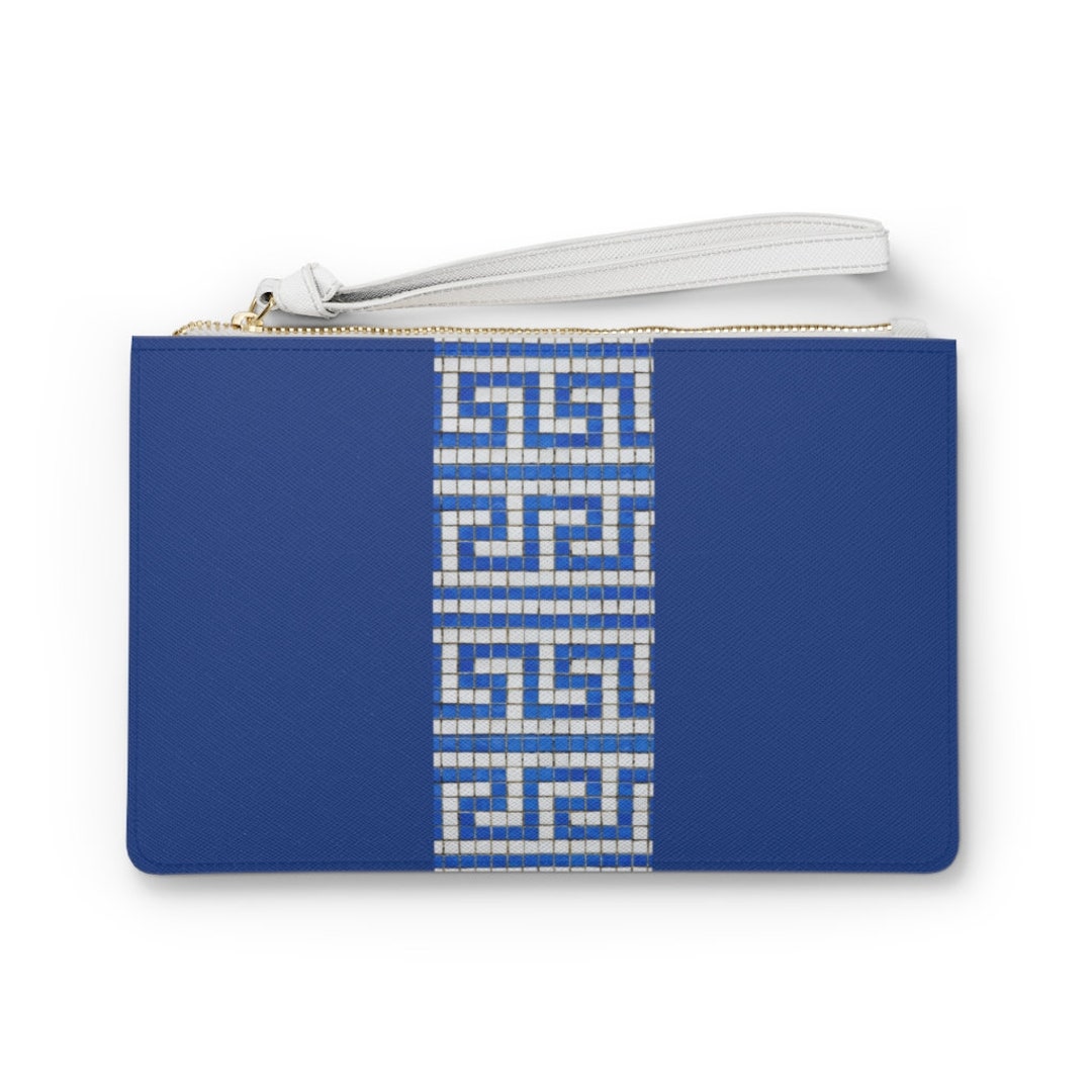 Greek Key Clutch Bag, Greece Bag, Greek Bag - Etsy