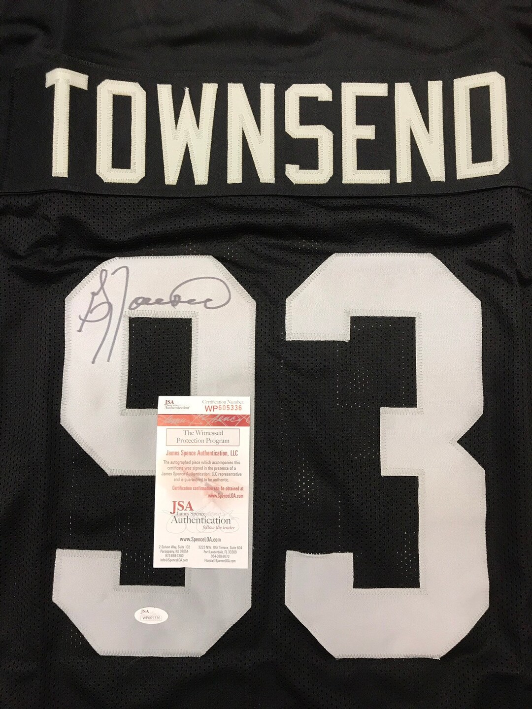 Greg Townsend Hand Signed Autographed Jersey - Etsy.de
