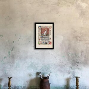 Fine Art Print - Saint Guinefort From the Hours of Catherine of Cleves ...