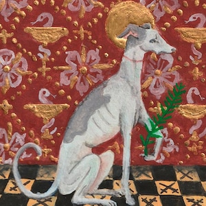 Fine Art Print - Saint Guinefort From the Hours of Catherine of Cleves ...