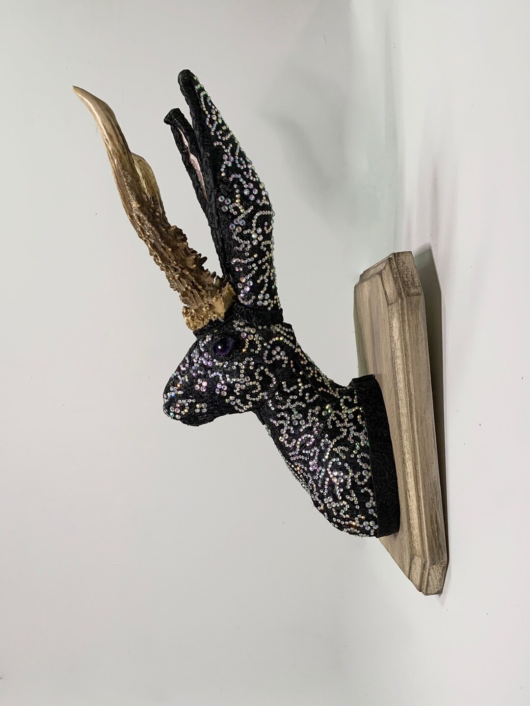 Faux Taxidermy Jackalope Sculpture Sacke - Etsy