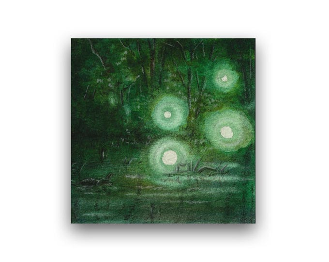Original Art - Feu Follet, Vampire Lights, Will 'o the Wisp ...