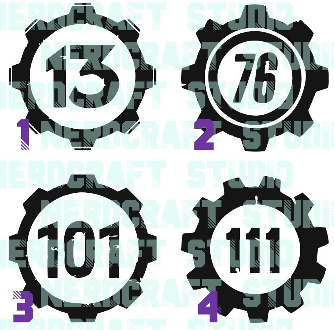 Fallout Inspired Decals - Vault Logos - 6 Inches - Etsy
