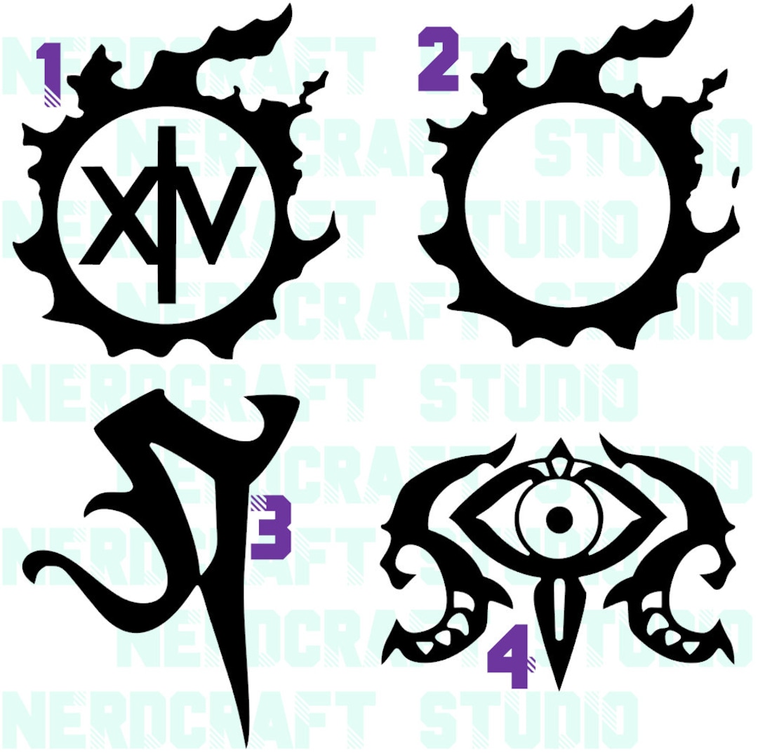 FFXIV Inspired Decals - General Logo and Factions - 6 Inches - Etsy