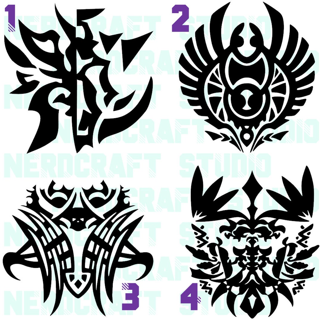 FFXIV Inspired Decals Ascian Sigils - Etsy