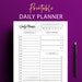 Daily Planner Printable // Daily Focus Printable // Task List // Goal ...