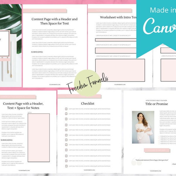 Lead Magnet Checklist Template Canva - Etsy