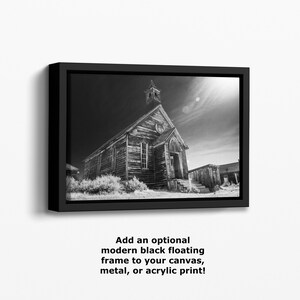 Old West Ghost Town Decor From Church in Bodie, California, Black ...