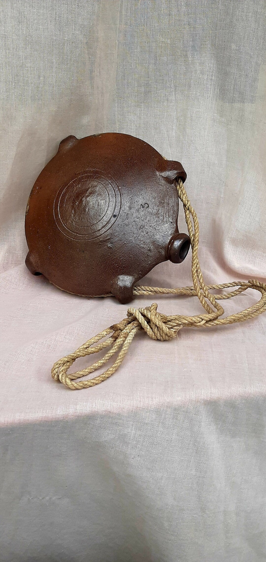 Big Old Stoneware Flask. - Etsy