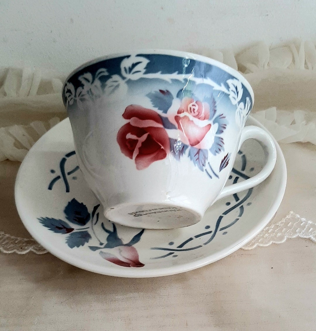 Two Antique Pretty Coffee-cups From France. - Etsy