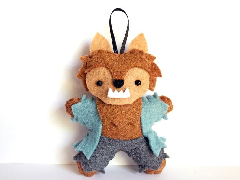 Werewolf Felt Plush Ornament - Etsy