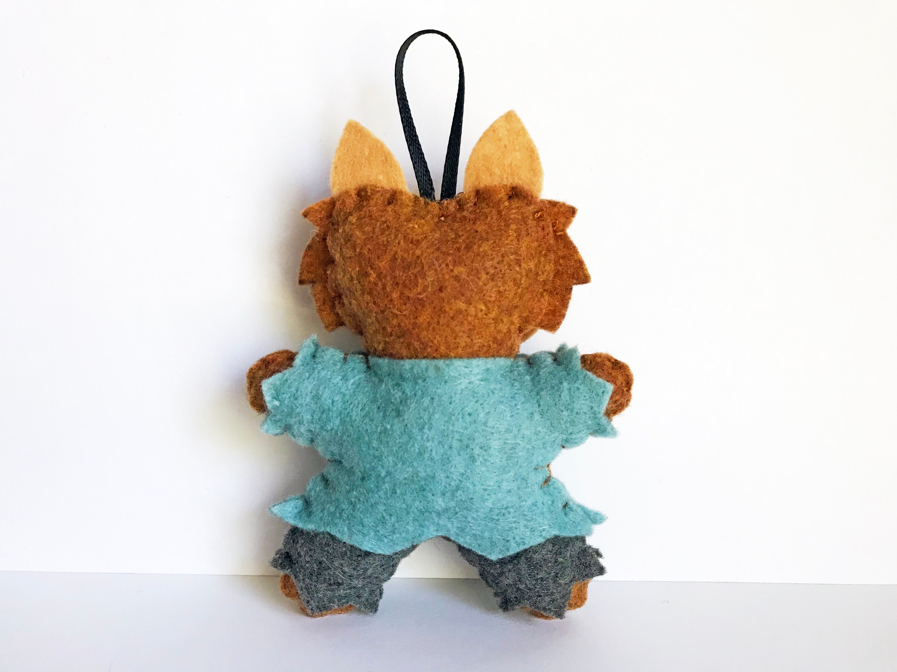 Werewolf Felt Plush Ornament | Etsy