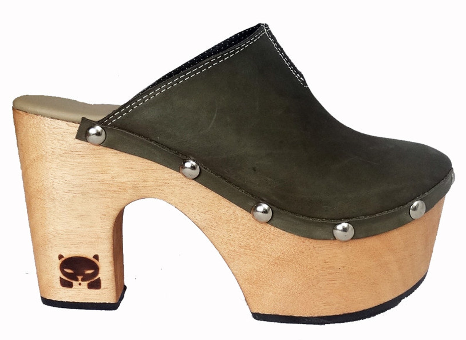 Harris: Mule Closed Toe / Swedish Clogs Shoes Heeled Platform - Etsy