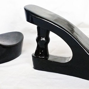 1 X Pair Wooden Heel- Shoemaking Accessories Soles - Footwear ...